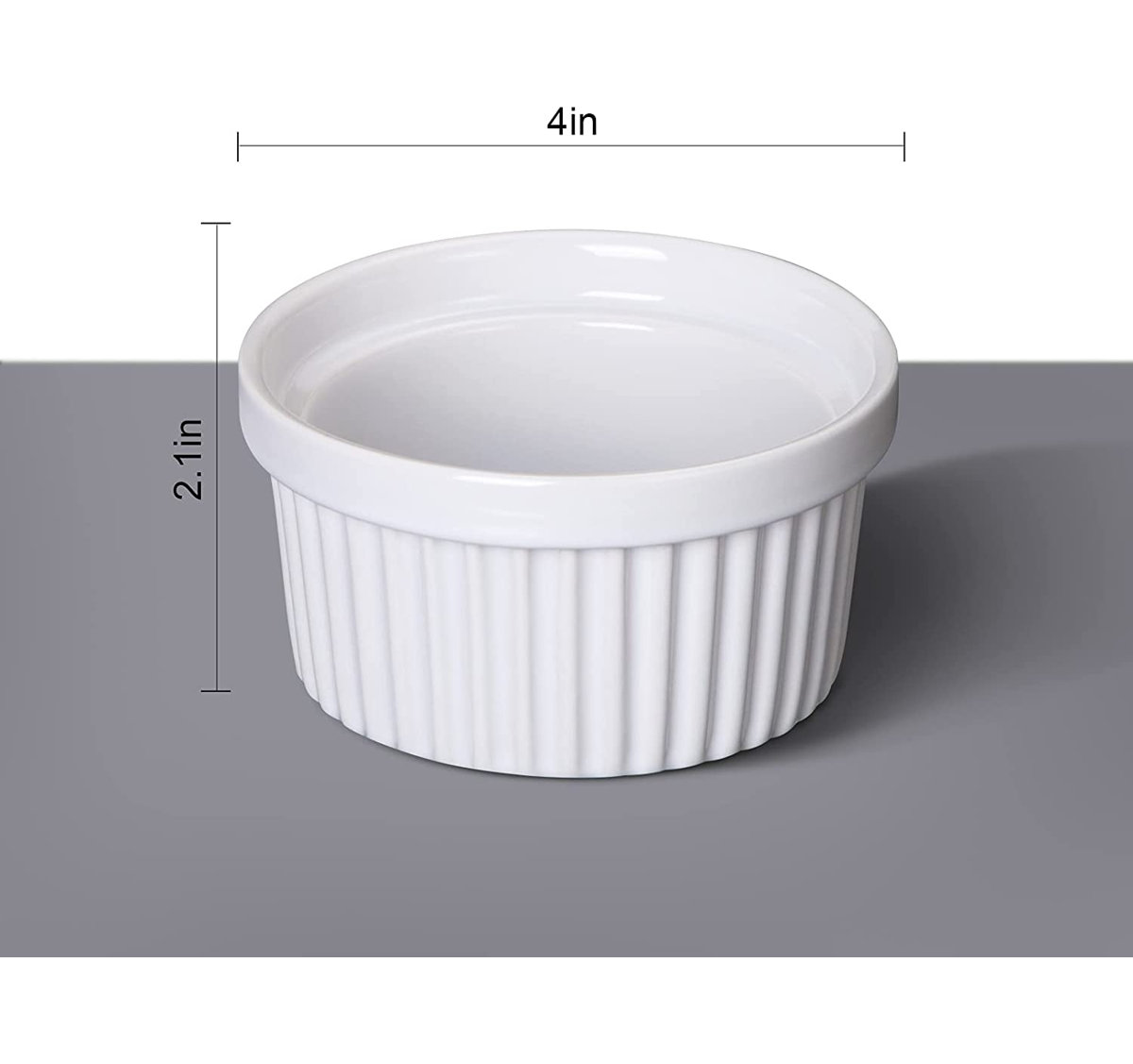 Sangdo Round Ceramic 8 Piece Ramekin Bakeware Set | Wayfair